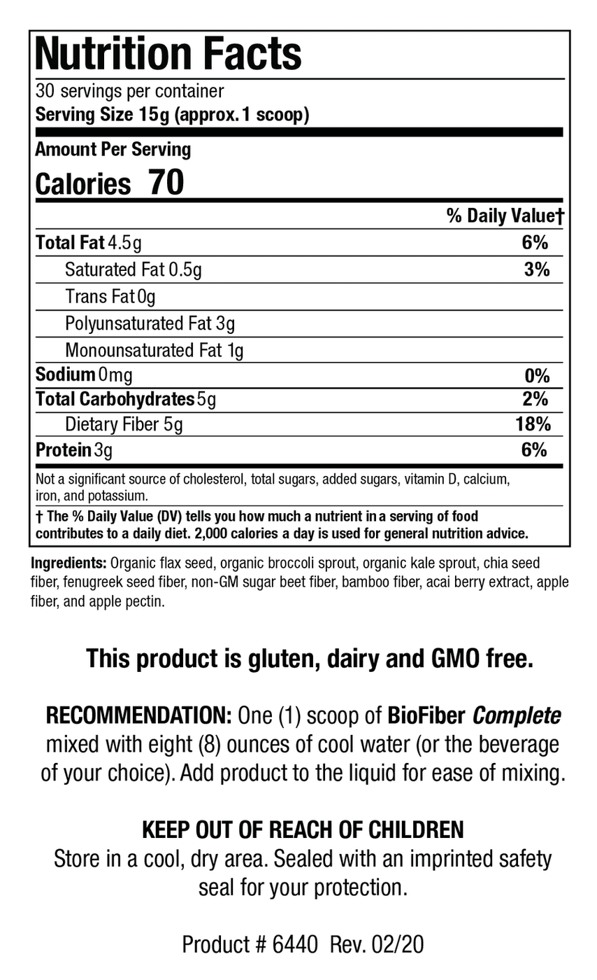 Biotics, BioFiber™ Complete, (450g)